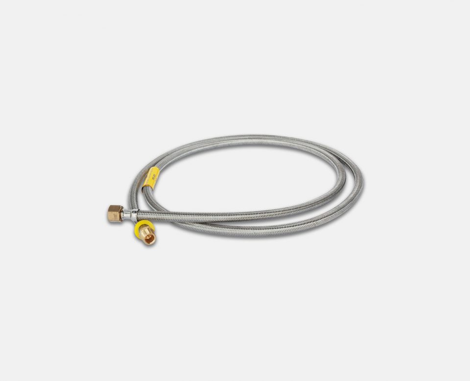 Buy Bushman 2M Lpg Gas Braided Steel Hose Online