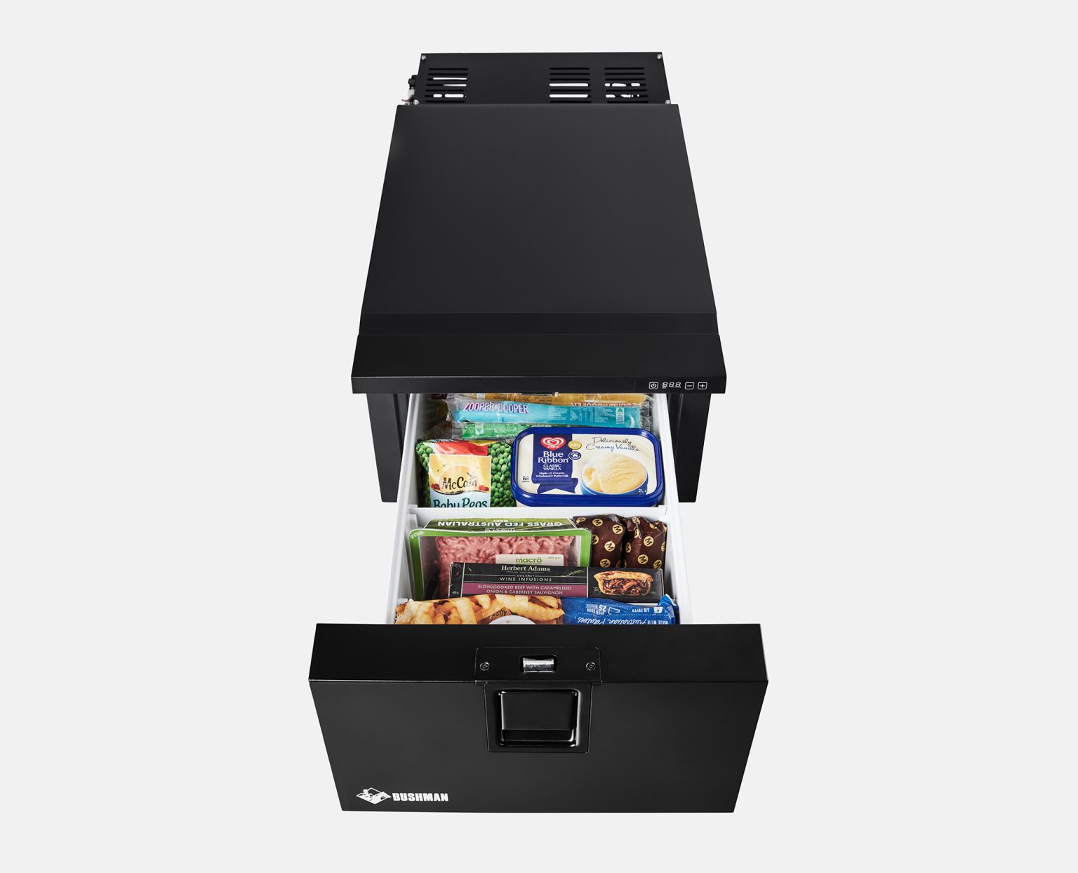 30L Drawer Fridge Freezer | 12V Heavy Duty - Bushman DF30-HD