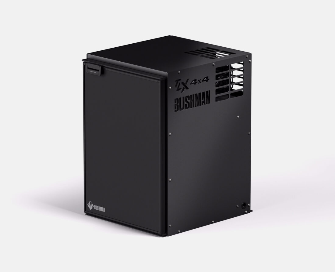 BUSHMAN TLX 4X4 DC130-X Fridge Box in Black for 4X4 Canopy | Buy Online